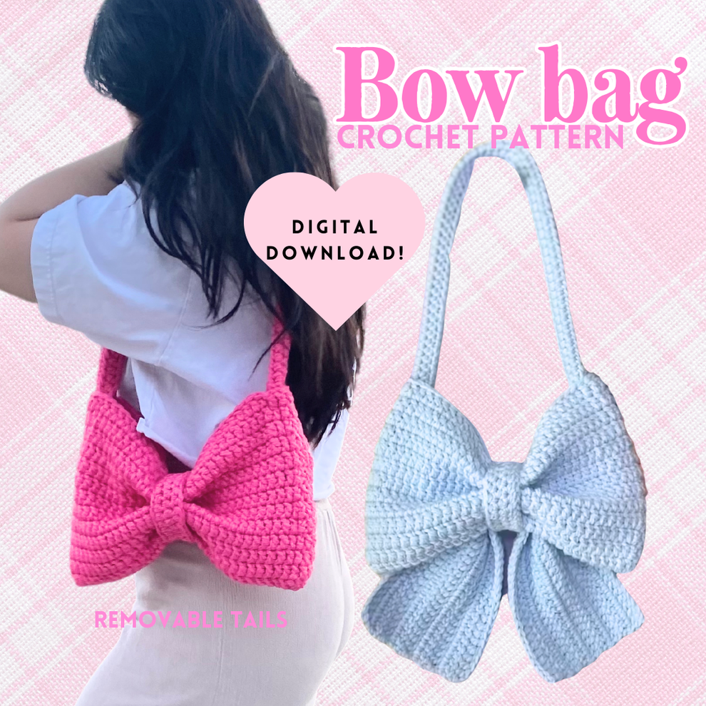 Crochet Bow Bag Pattern – Biyabimi